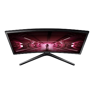 SAMSUNG 24" FHD 1080p CRG5 Curved Gaming Monitor, 144Hz, 4ms, Exclusive Gamer Settings, AMD Radeon FreeSync, Eye Saver Mode, 3000:1 Contrast Ratio, Black