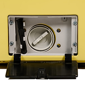 Conserv Digital Compact 110V Vented/Ventless 18 lbs Combo Washer Dryer 1400 RPM (Yellow Black)