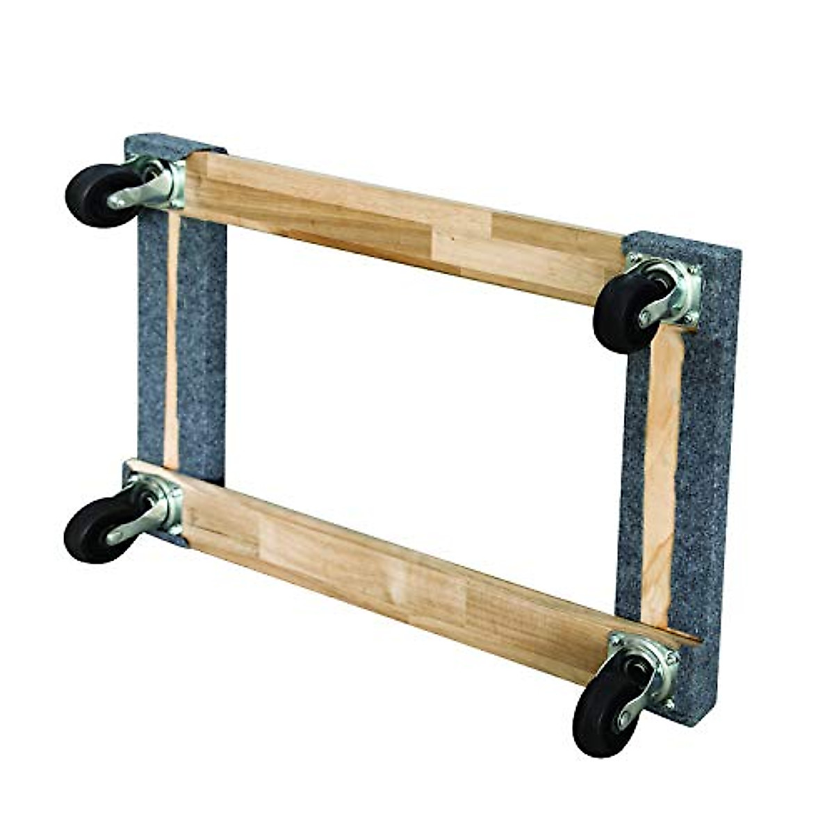 Olympia Tools Furniture Dolly for Moving, 1000 LB Capacity, 18 x 30 in, Fully Asembled, FSC Acacia Wood (Single Pack)
