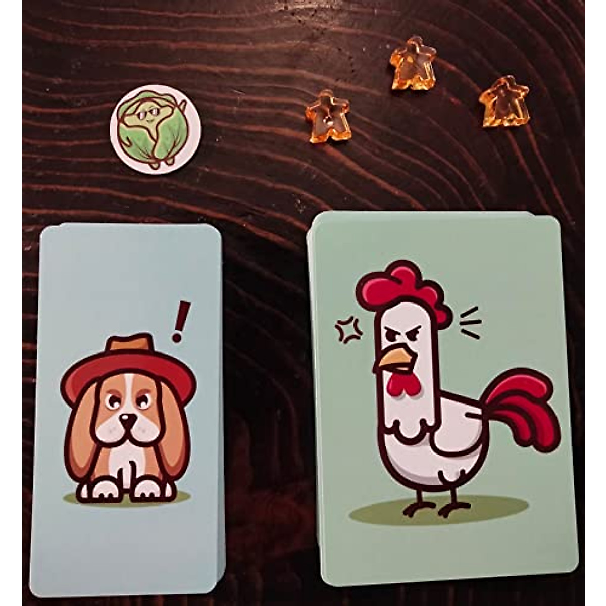 Cabbage & Rooster, A Card & Tile Game