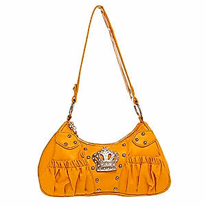 Handbags For All Crown Inspired Hobo Shoulder Handbag