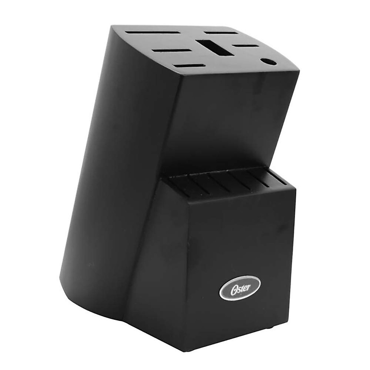 Oster Wellisford High-Carbon Stainless Steel Cutlery Set, 14-Piece, Black/Silver