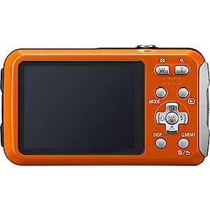 Panasonic DMC-TS25D Waterproof Digital Camera with 2.7-Inch LCD (Orange)