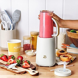 Beautiful Personal Blender Set with 12 Pieces, 240 W, (White Icing) by Drew Barrymore