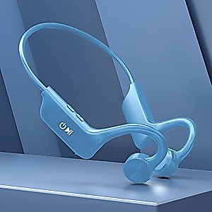 Bone Conduction Headphones with Noise Reduction Tech,Waterproof Wireless Bluetooth 5.0 Sport Headset for Running,Cycling,Hiking,Gym,Climbing & Driving