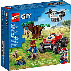 LEGO City Wildlife Rescue ATV 60300 Building Kit; Fun Wildlife Playset; Top Toy for Kids; New 2021 (74 Pieces)