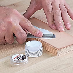 Trend Ultra Fine Mirror Paste & Premium Leather Strop, Hone and Polish Your Knives and Sharpened Tools, DWS/MP/KIT