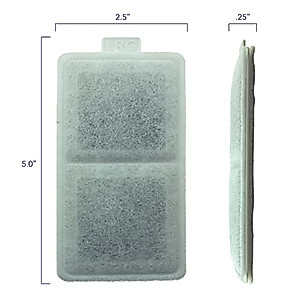 PET STANDARD Replacement Large Water Filter Compatible with Whisker City® Automatic Pet Fountain, Pack of 10