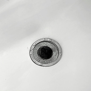 2pcs Mesh Bathroom Lavatory Sink Strainer, Stainless Steel Slop Basket Filter Trap, 2.25" Top / 1" Sink Strainer, Bathroom Wash Basin Balcony Drain Hole, Utility, Slop, Laundry, RV and Lavatory