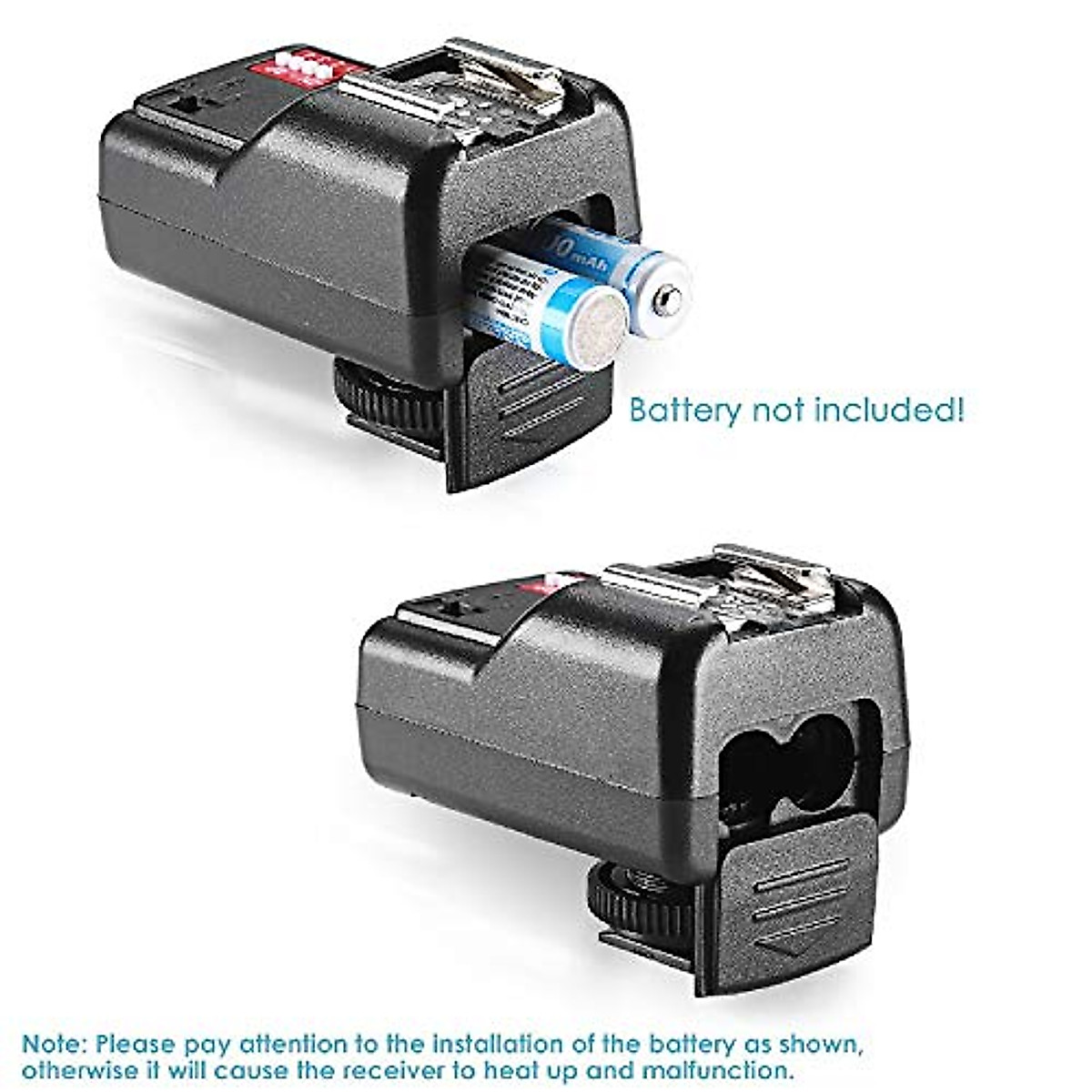 Neewer 16 Channel Wireless Remote Flash Trigger and 2.5mm PC Receiver for Compatible with Canon 580EX II 580EX 550EX 540EZ Nikon SB900 SB800 SB600 SB28 Neewer TT860 TT850 TT560 Olympus Pentax Sigma