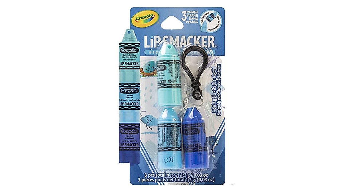 Lip Smacker Crayola Stackable Flavored Blue Lip Balm