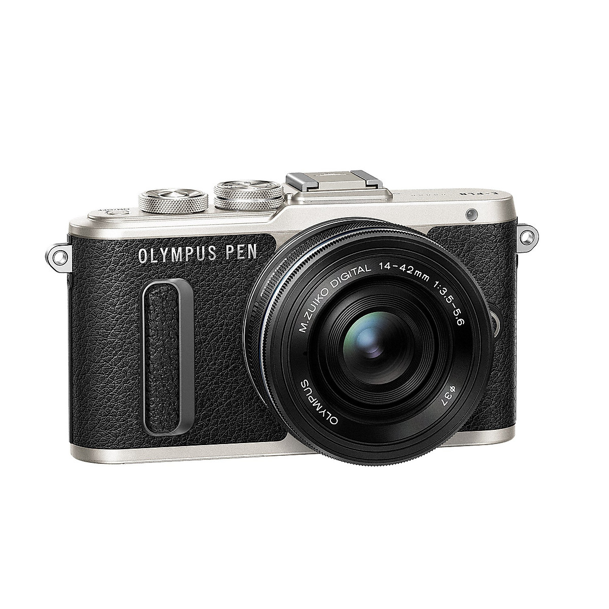 OLYMPUS PEN E-PL8 EZ double zoom kit [black][International Version, No Warranty]