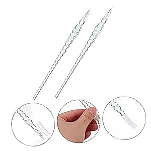 NUOBESTY 10 Pcs Crystal Pen Colorful Pens Japanese Pens Colored Ink Pens Glass Calligraphy Pen Set Crystal Dip Glass Ink Pen Glass Dip Pen Drawing Glass Pen Calligraphy Glass Pen Manual