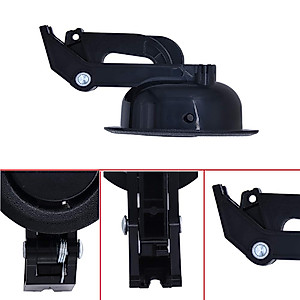 Universal Recliner Release Pull Handle, Oval Plastic Sofa Chair Replacement Parts Without Cable Fits 3mm