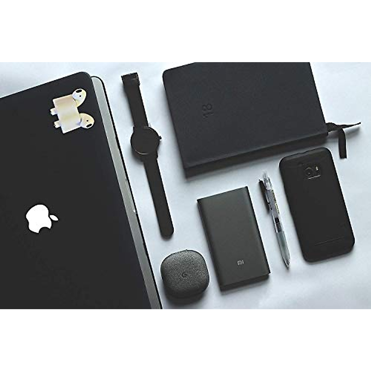 POPMAGNETZ Podify (2-Pack) AirPods Holder Stick On Adhesive Silicone Earbud Sleeve Case Attachment Accessory for Back of Cell Phone, iPhone & Android, Fits AirPods & AirPods Pro (Clear)