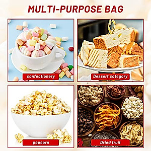 200 Pieces Popcorn Bags 2 Oz Disposable Paper Popcorn Bags Popcorn Machine Accessories for Movie Night, Carnival, Party, Theater, and Snack Bars