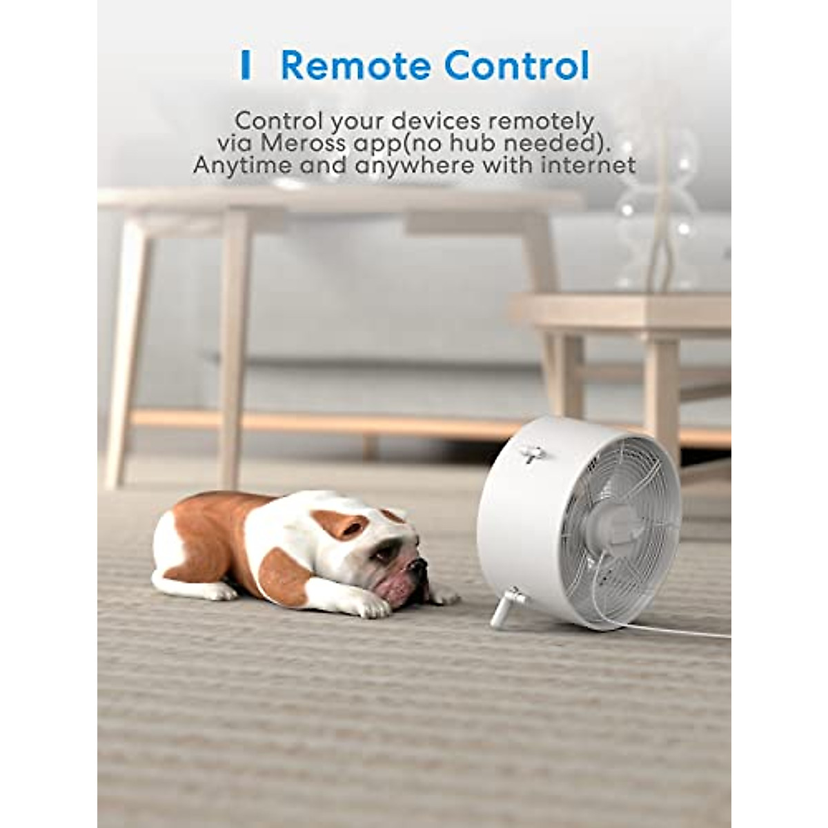 meross Wi-Fi Smart Plug Mini, 15 Amp & Reliable Wi-Fi Connection, Alexa and Google Voice Control, App Remote Control, Timer, Occupies Only One Socket, No Hub Needed