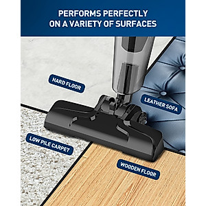Hihhy Stick-Vacuum Cleaner-Corded Small-Handheld Vacuum - Lightweight Electric Brooms, 20Kpa Powerful Suction 4-in-1 Portable 600W Bagless Mini Hand Vac for Home Pet Hair Hard Wood Floor