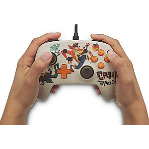 PowerA Enhanced Wired Controller for Nintendo Switch - Quantum Crash