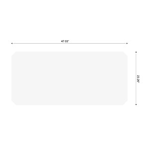 HSS Shelf Liners for 24" X 48" Wire Shelf, Opaque Plastic, 4-Pack