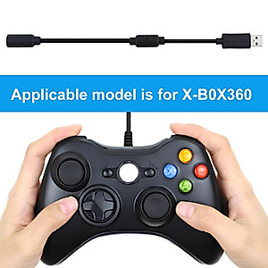 Breakaway Wired Game Controller Stable for Xbox 360, Adapter Controller USB Breakaway Cable, 25cm