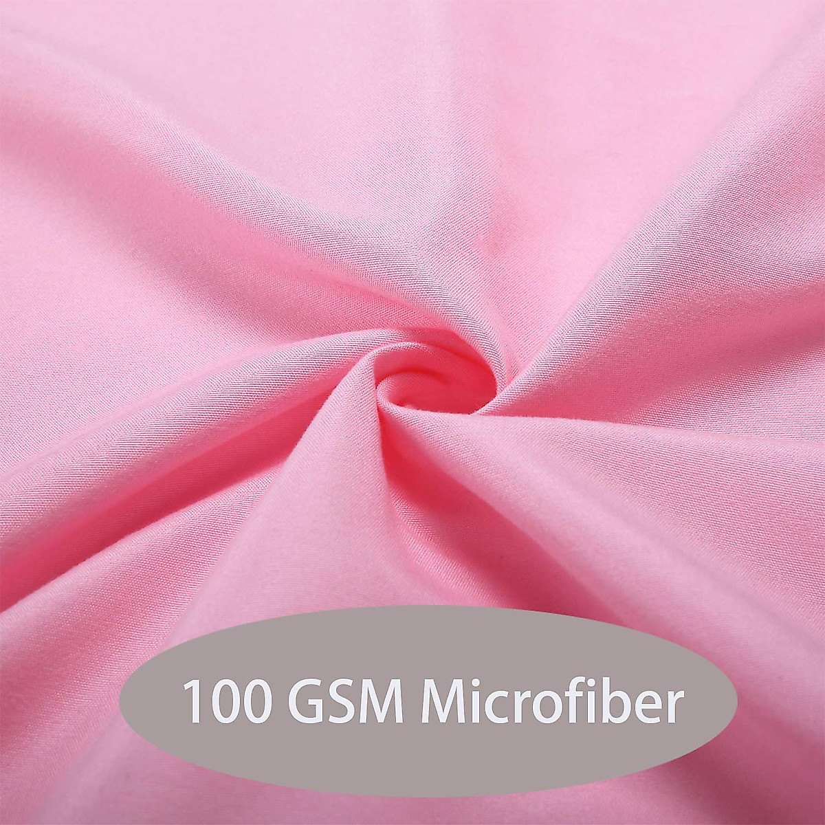 Belsden 3 Pack Microfiber Durable Crib Sheets Fitted, Silky Soft Smooth Breathable Baby Sheets Set for Girls, 28''x52 Fits Standard Crib and Toddler Mattresses, Light Purple + Pink + White Colors