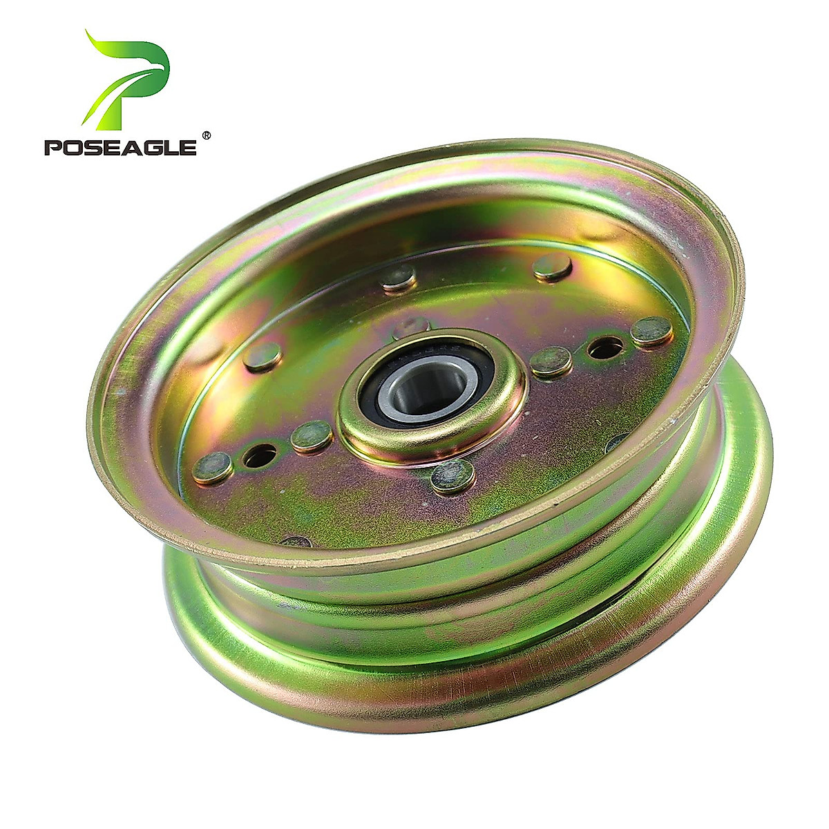 POSEAGLE 539132728 Idler Pulley Replaces Husqvarna 539132728 Husqvarna Idler Pulley, 589766102 Pulley, 589766101, 539112196 for Husqvarna MZ52 MZ54 MZ61 MZ6128 RZ4623 RZ46I YTH22v42LS Z246 Decks