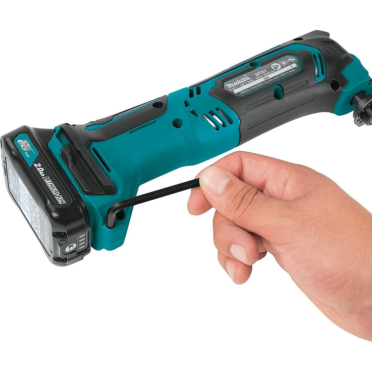 Makita MT01R1 12V max CXT Lithium-Ion Cordless Oscillating Multi-Tool Kit (2.0Ah) with ADP06 12V max CXT Lithium-Ion Cordless Power Source