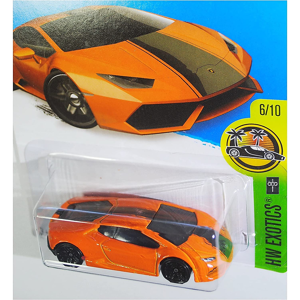 Hot Wheels 2016 HW Exotics Lamborghini Huracan LP610-4 76/250, Orange