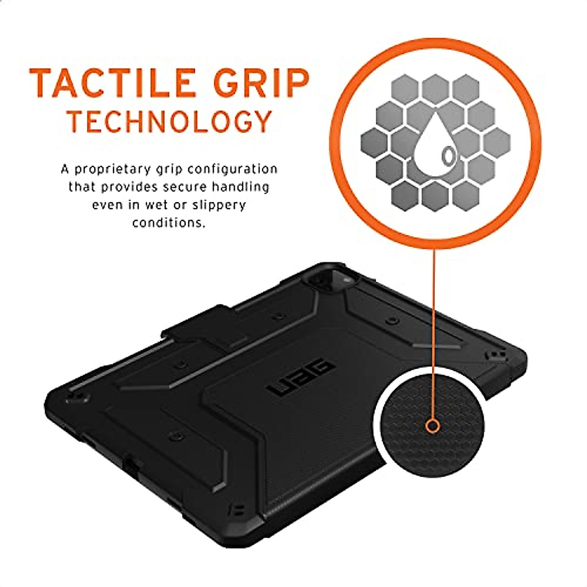UAG Designed for iPad Pro 11" (4th Gen 2022, 3rd Gen 2021) Case Metropolis Rugged Heavy Duty Protective Cover Multi-Angle Viewing Folio Stand with Pencil Holder, Black by URBAN ARMOR GEAR
