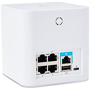 AmpliFi HD WiFi System by Ubiquiti Labs, Seamless Whole Home Wireless Internet Coverage, HD WiFi Router, 2 Mesh Points, 4 Gigabit Ethernet, 1 WAN Port, Ethernet Cable, Replaces Router & WiFi Extenders