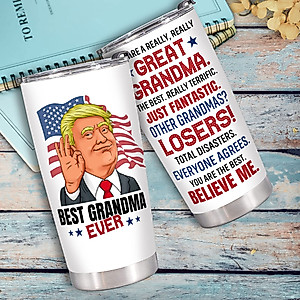 Gifts for Grandma from Grandchildren - Great Grandma Gifts - Grandma Christmas Gifts - Christmas Gifts for Grandma - Grandma Birthday Gifts for Grandma, Grandma Gift Ideas - Grandma Tumbler 20Oz