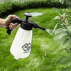 SGCB 2.0L Foaming Pump Sprayer Hand Pressure Car Wash Foam Sprayer Portable Water Sprayer for Car Washing Auto Detailing House Cleaning Lawn Garden Watering 0.5 Gallon Large Capacity