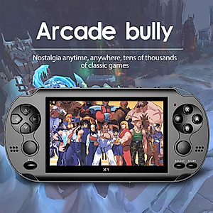 Soso Handheld Game Console 8GB Built in 10000+ Video Games, 4.3 inch HD Portable Game Console, Nostalgic Classic Dual-Shake Game Console, Birthday Xmas Gifts, Multi-Language