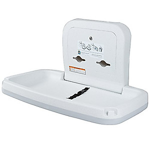 Koala Kare KB200-05 Horizontal Baby Changing Station - White Granite