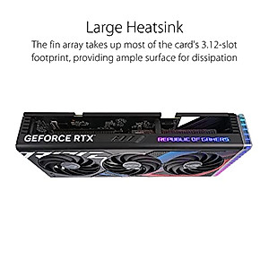 ASUS ROG Strix GeForce RTX™ 4070 Gaming Graphics Card (PCIe 4.0, 12GB GDDR6X, DLSS 3, HDMI 2.1, DisplayPort 1.4a)