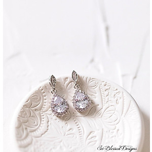 Bridesmaid Earrings, Bridesmaid proposal card, Thank you gift for Bridesmaid, Bridal Party Jewelry