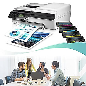 GREENBOX Remanufactured C250 High Capacity Toner Cartridge Replacement for Ricoh C250 407539 407540 407541 407542 for SP C250DN C250SF C261SFN Printer (1 Black, 1 Cyan, 1 Magenta, 1 Yellow, 4-Pack)