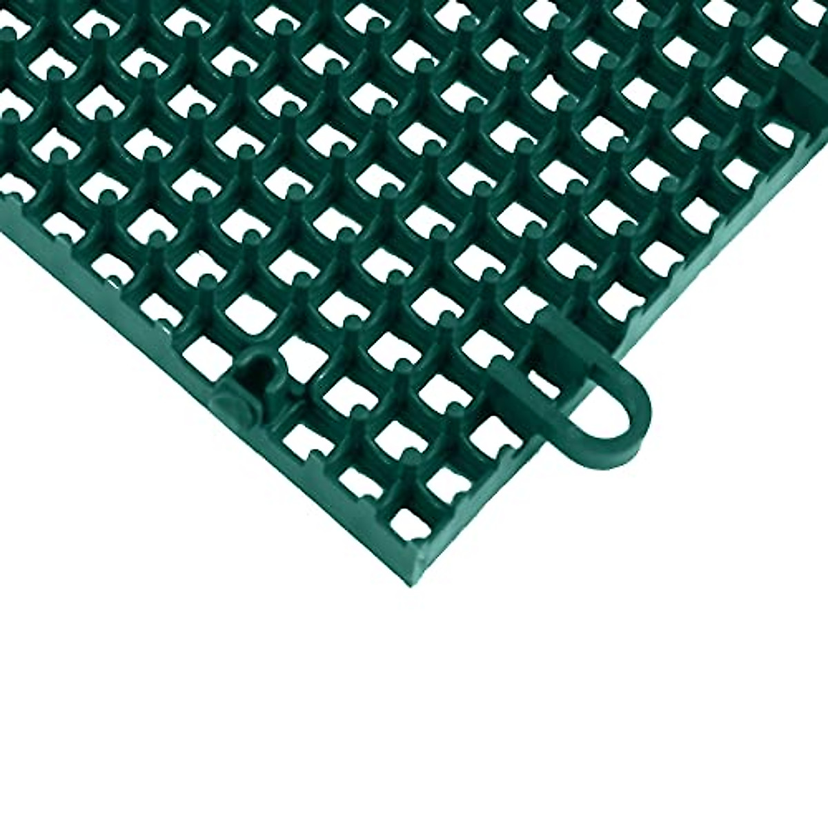 IncStores 5/8 Inch Thick Outdoor Basketball Court Flooring | Build The Ultimate Space for Basketball, Tennis, and More with Weatherproof Plastic Floor Tiles | Evergreen, 1 Tile