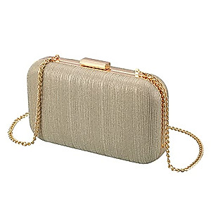 Savatano gold clutch,gold clutch purses for women evening wedding cocktail party evening bag shoulder crossbody handbag