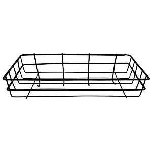 Daksang Bathroom Shower Caddy Basket Shelf Adhesive Shower Organizer Stainless Steel Shower Shelf, Shower Basket Storage for Bathroom Kitchen Shower organizer Wall Mounted(Black)