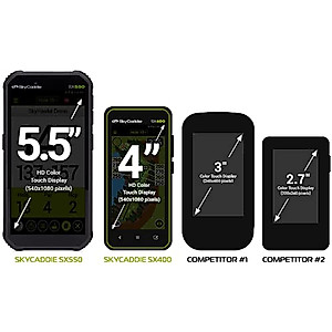 SkyCaddie SX550 Tour Book, Black