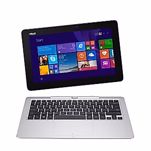ASUS Transformer Book 12-Inch T200TA-B1-BL 2-in-1 Detachable Touchscreen Laptop, 2 GB RAM, 32 GB Storage
