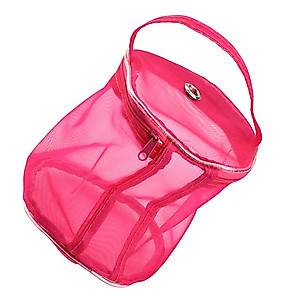 Ciieeo Portable Knitting Yarn Balls Accessories Storage Tote Bags Knitting Bag Yarn Mesh Container Empty Yarn Basket Mesh Storage Bag Knitting Yarn Bag Yarn Tote Crochet Organizer Travel