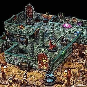 Archon Studio Pathfinder Terrain: Abomination Vaults Half-Height Walls, Small