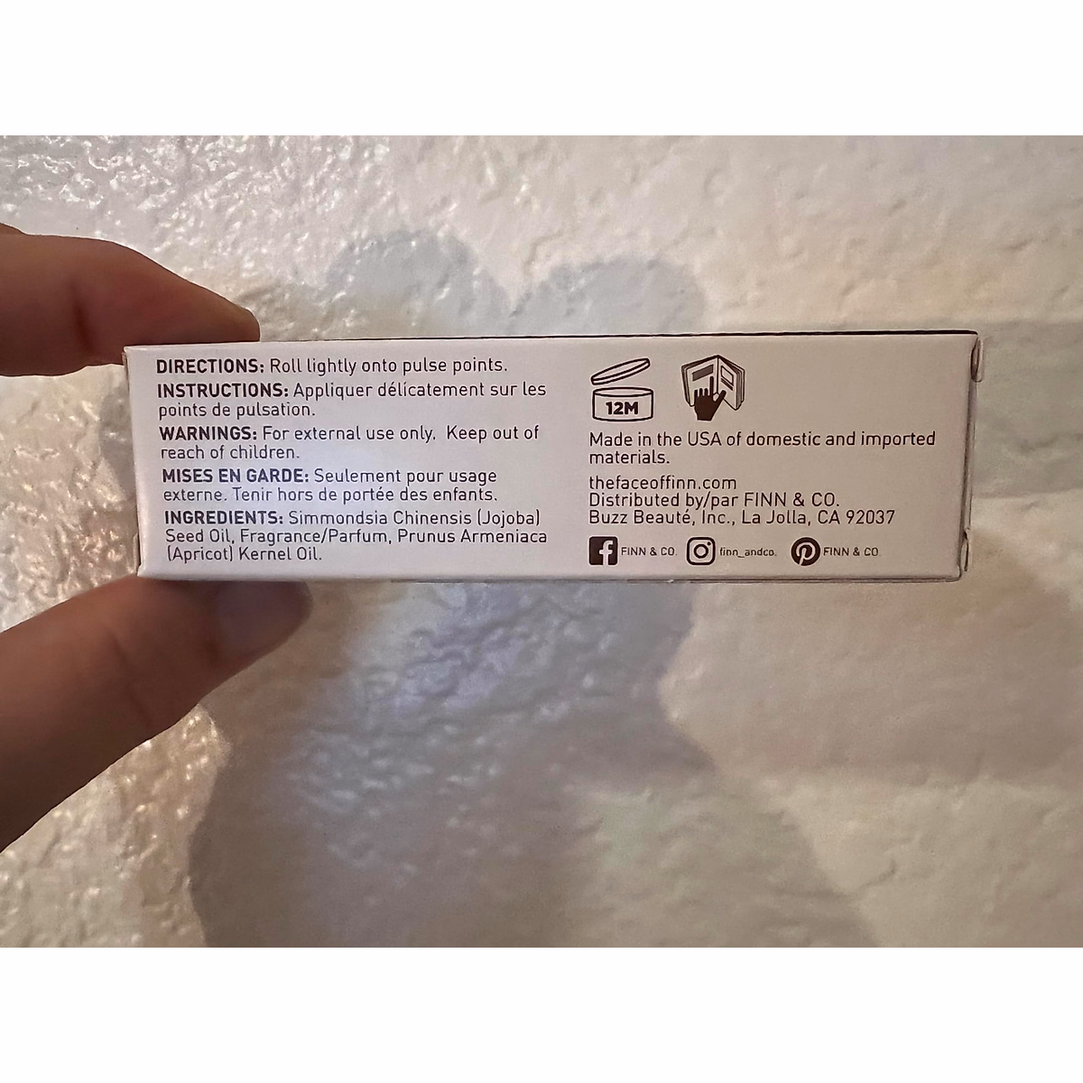 FINN & CO. White Sand Luxury Rollerball Fragrance Oil for Women and Men (.34 oz / 10 mL)