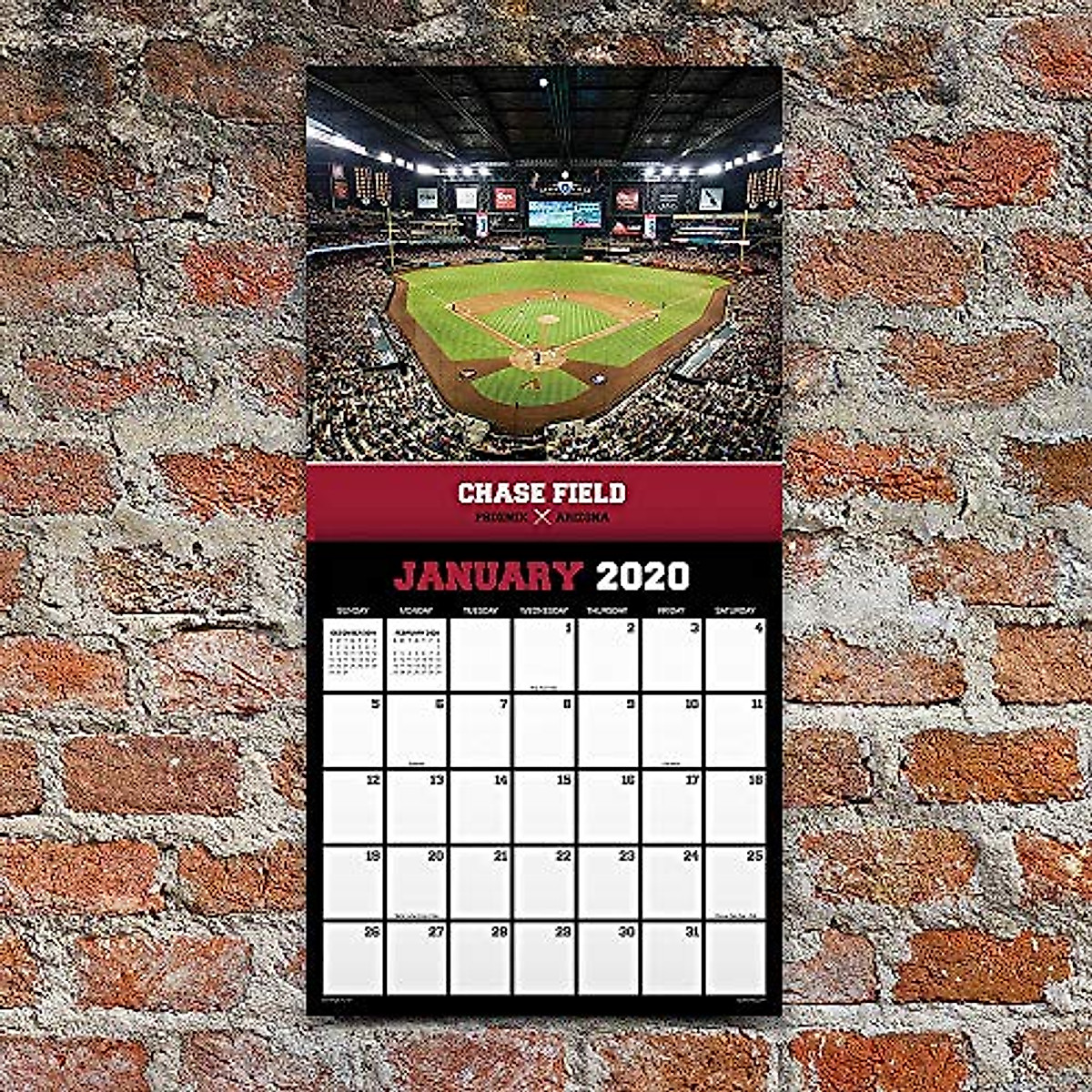 2020 Ballparks Wall Calendar