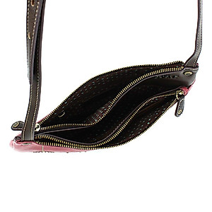 Chala Handbags Bird Criss Cross Crossbody Handbag Purse