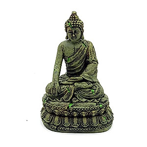 Aquarium Decorations Resin Buddha Sculpture / Head Sculpture Aquarium Decor Ornament