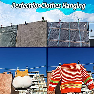 Clothes Pins, 30 Pack Chip Clips, 2.17-inch Clothespins, Bag Clips, Mini Clothes Pins for Photo, Chip Clips Bag Clips Food Clips, Clothes Pins Heavy Duty Outdoor, Bag Clips for Food, Mini Clothespins